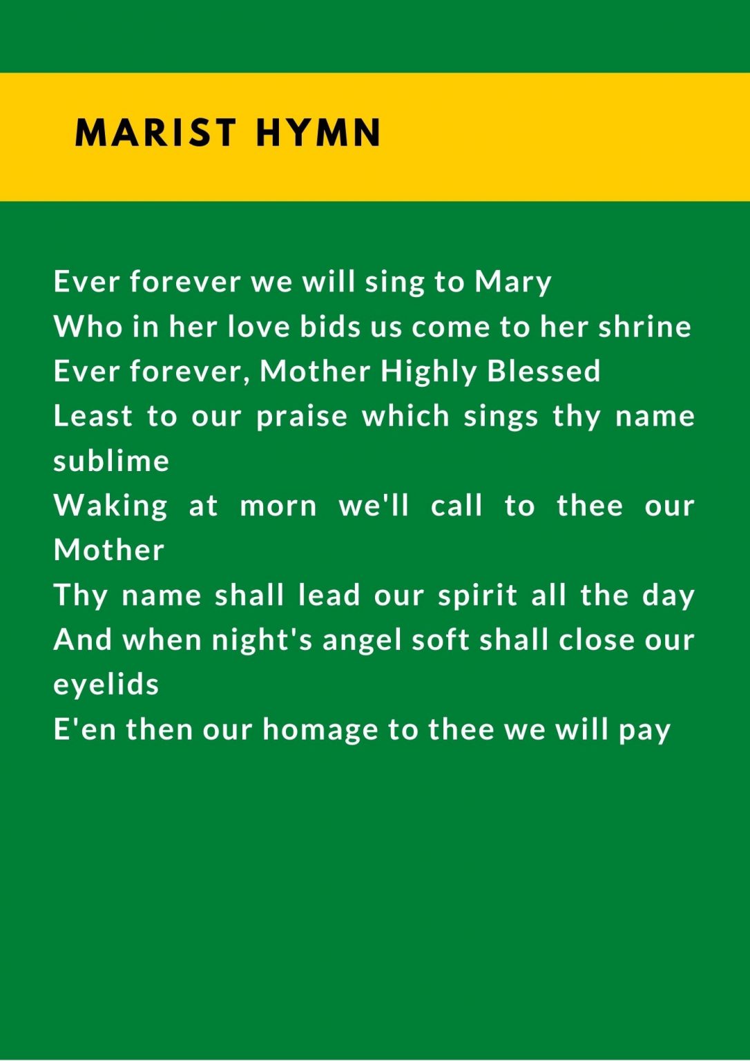 NDDU Hymn – Notre Dame of Dadiangas University